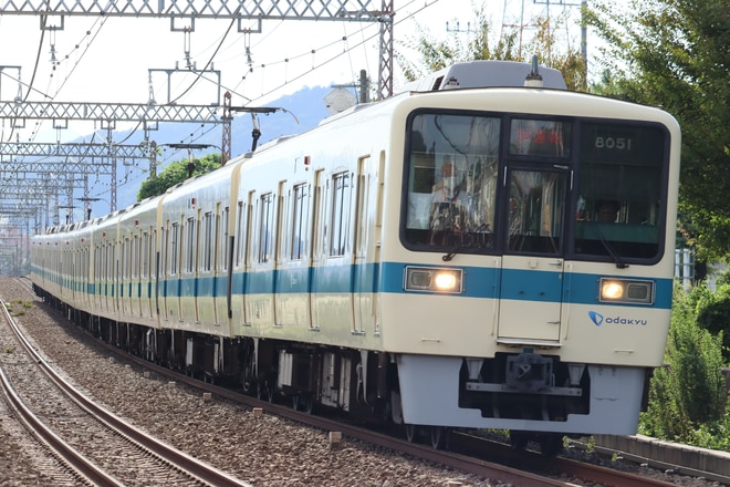 海老名検車区 8000系 8051×4 の写真 |鉄道写真投稿サイトTrain-Directory