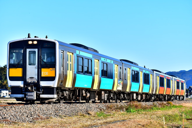 水郡線営業所 キハE130系 キハE131-13編成 の写真 |鉄道写真投稿サイトTrain-Directory