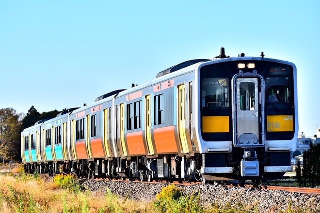 水郡線営業所 キハE130系 キハE130-4編成 の写真 |鉄道写真投稿サイトTrain-Directory