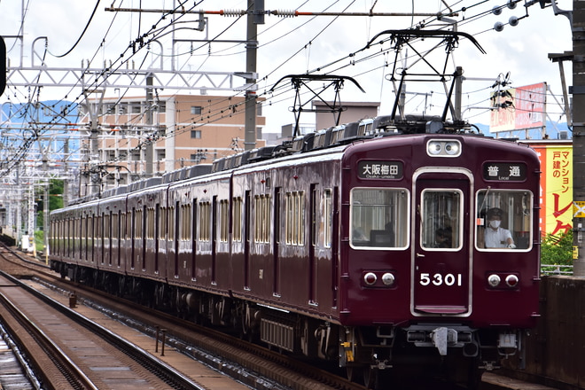 正雀車庫 5300系 5301F の写真 |鉄道写真投稿サイトTrain-Directory