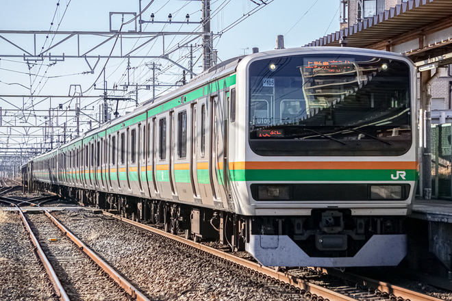 小山車両センター E231系8000番台 ヤマU105編成 の写真 |鉄道写真投稿サイトTrain-Directory