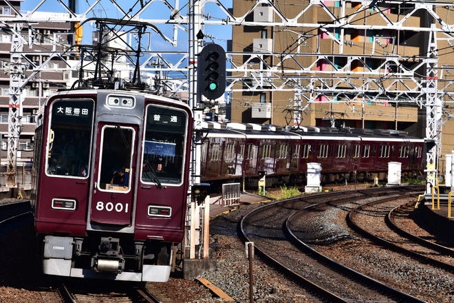 西宮車庫 8000系 8001F の写真 |鉄道写真投稿サイトTrain-Directory