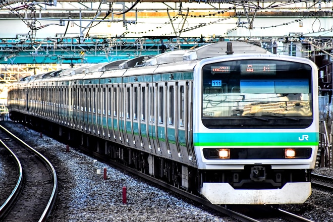 松戸車両センター E231系 マト111編成 の写真 |鉄道写真投稿サイトTrain-Directory