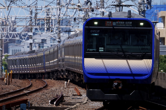 鎌倉車両センター本所 E235系 クラF-23編成 の写真 |鉄道写真投稿サイトTrain-Directory