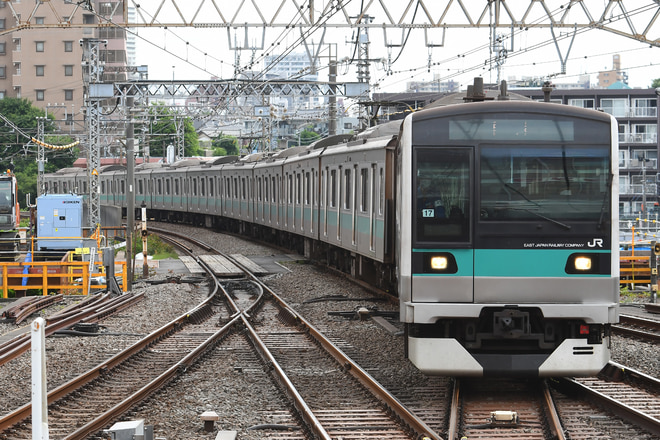 松戸車両センター本区 E233系 マト17編成 の写真 |鉄道写真投稿サイトTrain-Directory