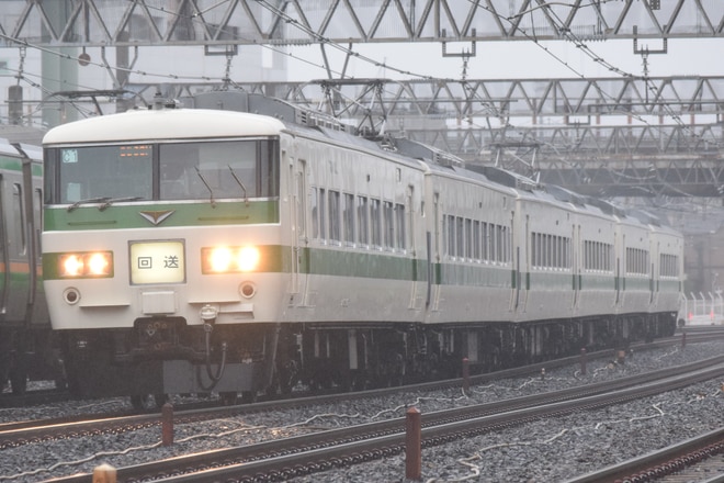 大宮総合車両センター 185系 オオC1編成 の写真 |鉄道写真投稿サイトTrain-Directory