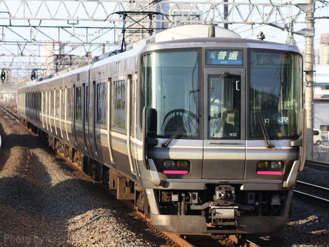 網干総合車両所本所 223系 W35編成 の写真 |鉄道写真投稿サイトTrain-Directory