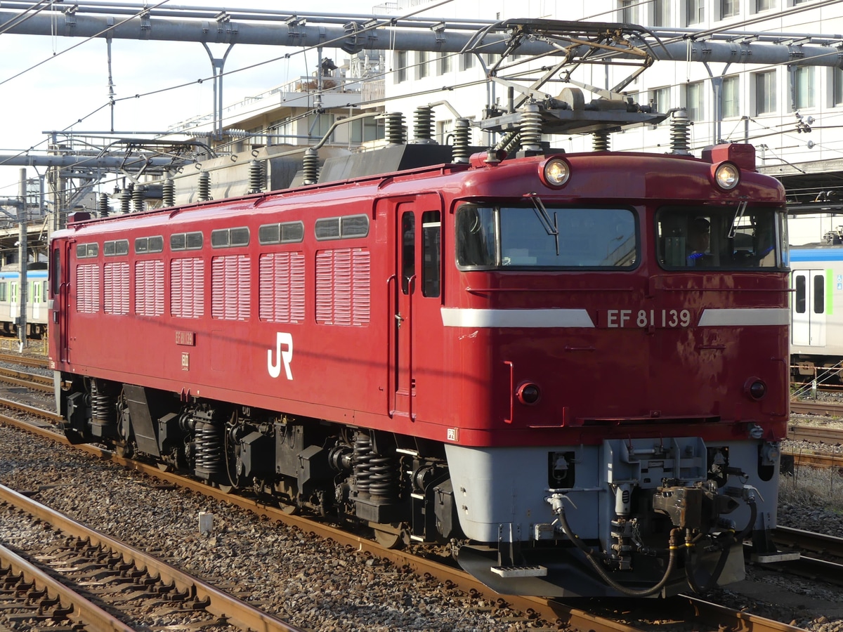 尾久車両センター EF81 139 の写真 |鉄道写真投稿サイトTrain-Directory