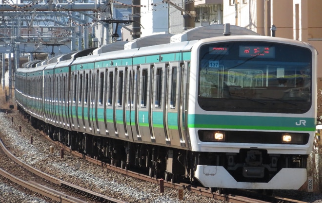 松戸車両センター本区 E231系 マト137編成 の写真 |鉄道写真投稿サイトTrain-Directory
