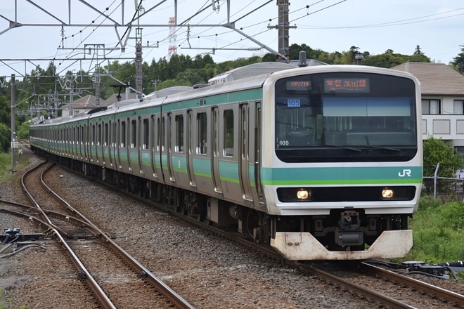 松戸車両センター本区 E231系 マト105編成 の写真 |鉄道写真投稿サイトTrain-Directory