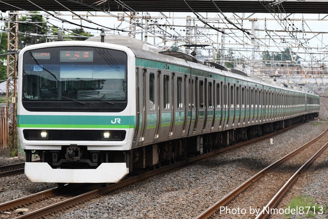 松戸車両センター本区 E231系 マト101編成 の写真 |鉄道写真投稿サイトTrain-Directory