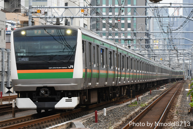 国府津車両センター E233系 E-55 の写真 |鉄道写真投稿サイトTrain-Directory