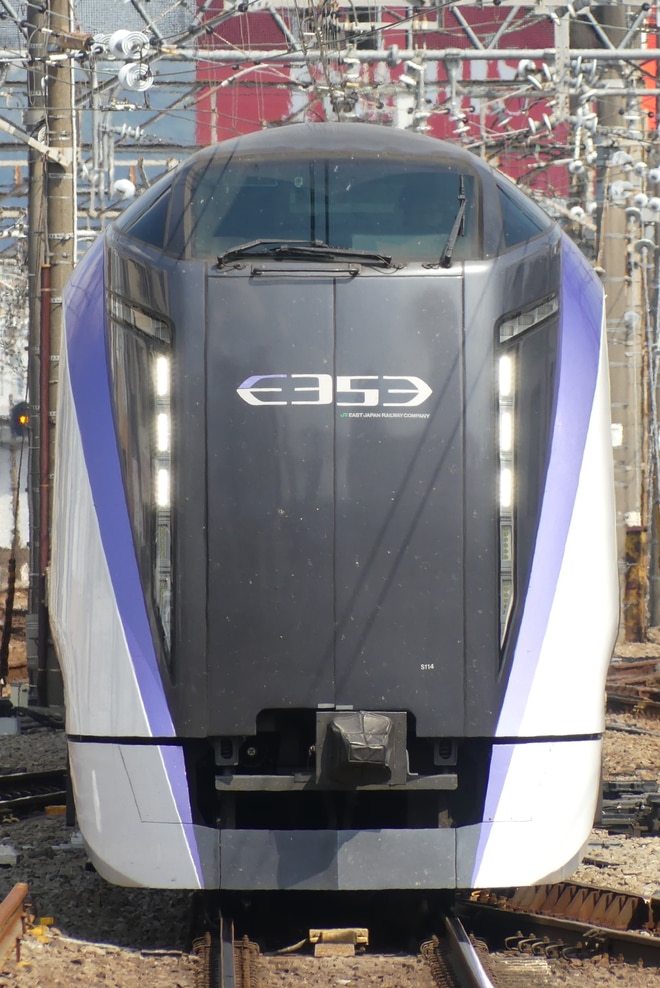 松本車両センター E353系 モトS114編成 の写真 |鉄道写真投稿サイトTrain-Directory