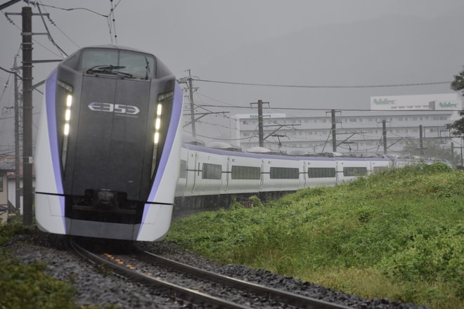 松本車両センター E353系 モトS107編成 の写真 |鉄道写真投稿サイトTrain-Directory