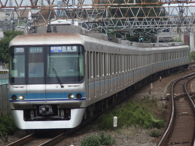 深川検車区 07系 07-104F の写真 |鉄道写真投稿サイトTrain-Directory