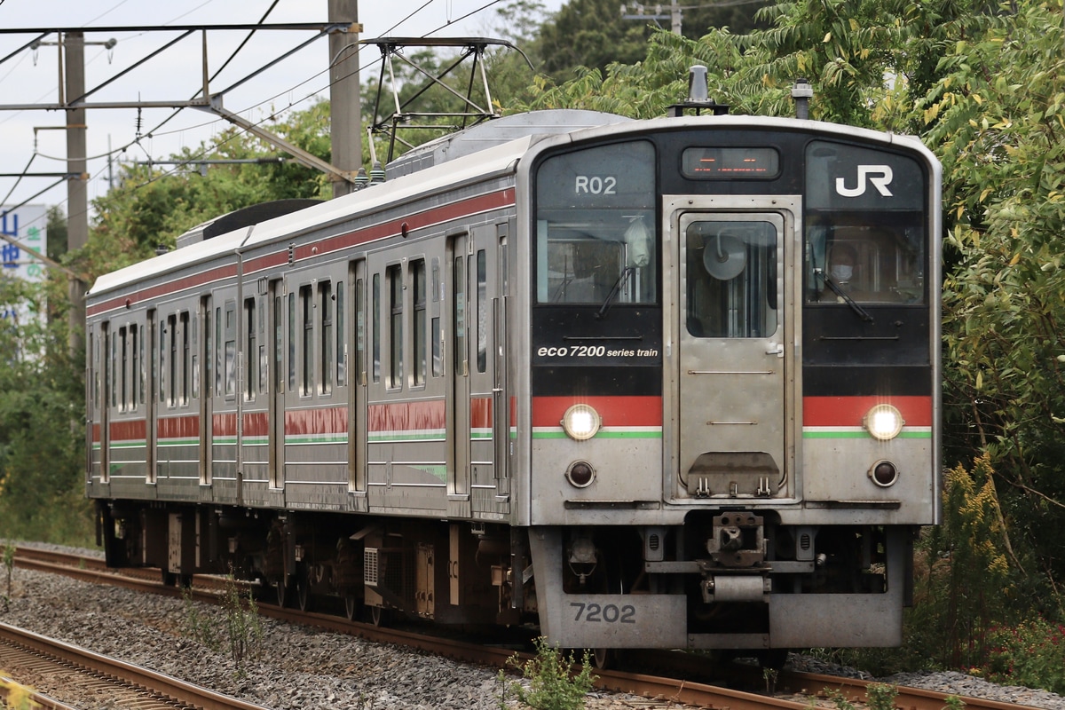 高松検車区 7200系 R02編成 の写真 |鉄道写真投稿サイトTrain-Directory