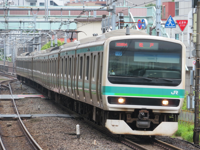 松戸車両センター本区 E231系 マト112編成 の写真 |鉄道写真投稿サイトTrain-Directory