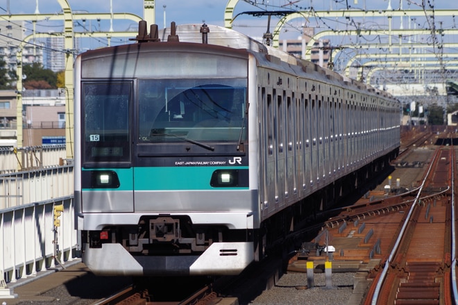 松戸車両センター本区 E233系 マト15編成 の写真 |鉄道写真投稿サイトTrain-Directory