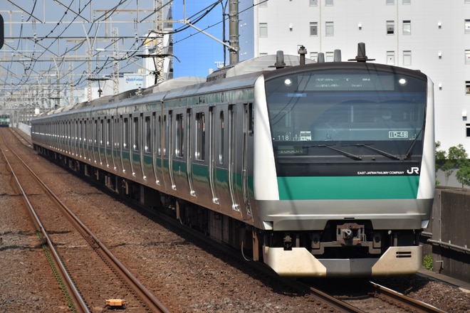 川越車両センター E233系 ハエ118編成 の写真 |鉄道写真投稿サイトTrain-Directory