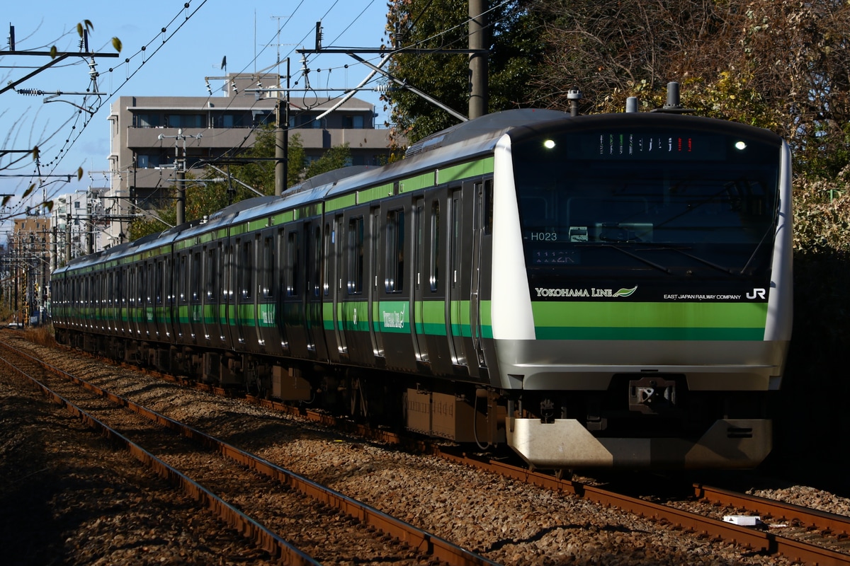 鎌倉車両センター橋本派出所 E233系6000番台 H023編成 の写真 |鉄道写真投稿サイトTrain-Directory