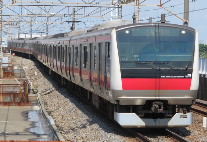 京葉車両センター E233系 ケヨ517編成 の写真 |鉄道写真投稿サイトTrain-Directory