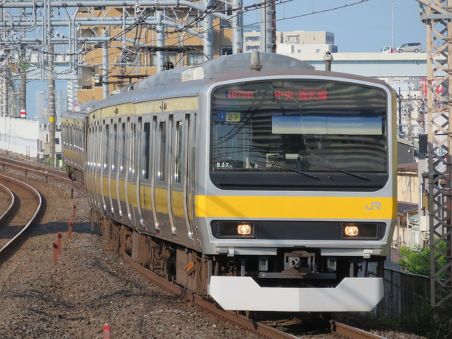三鷹車両センター E231系 ミツB27編成 の写真 |鉄道写真投稿サイトTrain-Directory