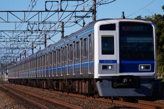 新宿線車両所玉川上水車両基地 6000系 6108F の写真 |鉄道写真投稿サイトTrain-Directory
