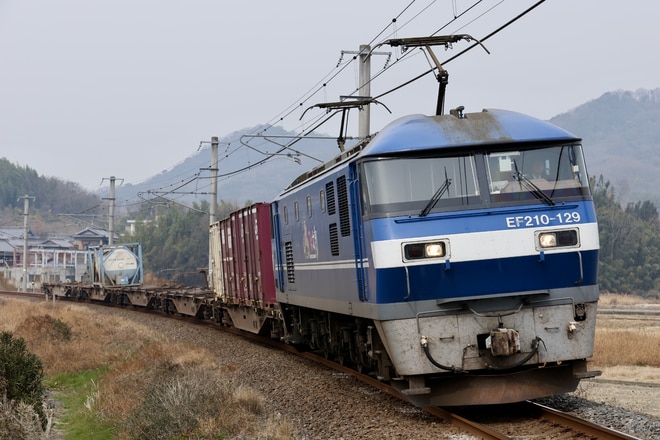 岡山機関区 EF210形 129 の写真 |鉄道写真投稿サイトTrain-Directory