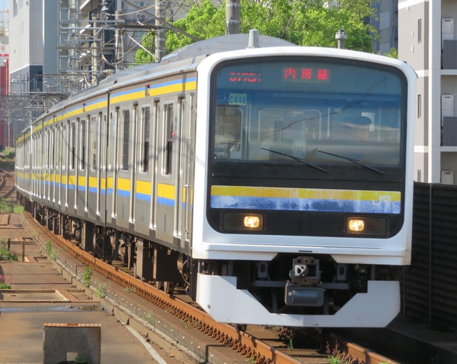 幕張車両センター本区 209系 マリC448編成 の写真 |鉄道写真投稿サイトTrain-Directory