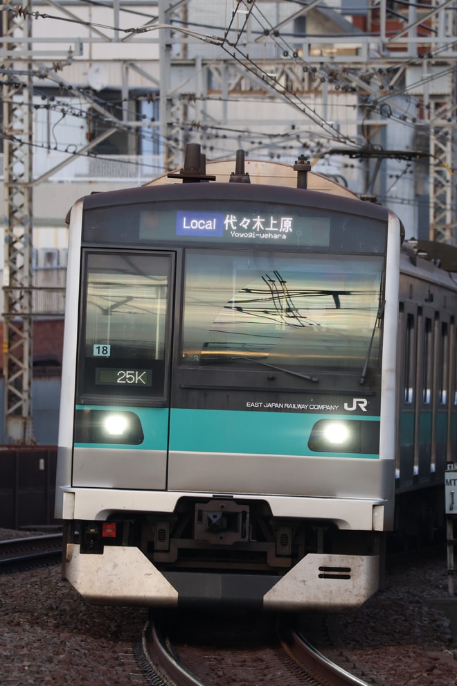 松戸車両センター本区 E233系 マト18編成 の写真 |鉄道写真投稿サイトTrain-Directory