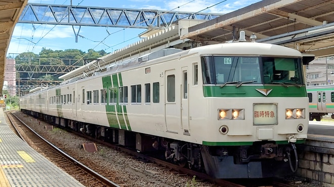 大宮総合車両センター東大宮センター 185系 B6編成 の写真 |鉄道写真投稿サイトTrain-Directory