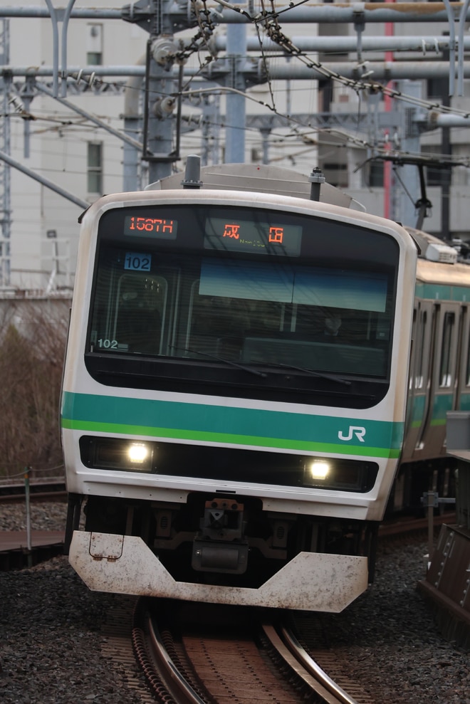 松戸車両センター本区 E231系 マト102編成 の写真 |鉄道写真投稿サイトTrain-Directory