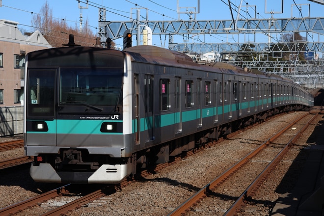 松戸車両センター本区 E233系 マト13編成 の写真 |鉄道写真投稿サイトTrain-Directory