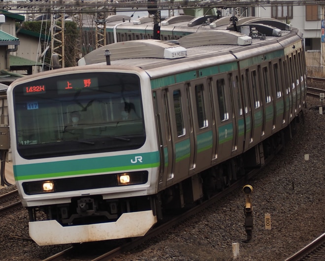 松戸車両センター本区 E231系 マト117編成 の写真 |鉄道写真投稿サイトTrain-Directory