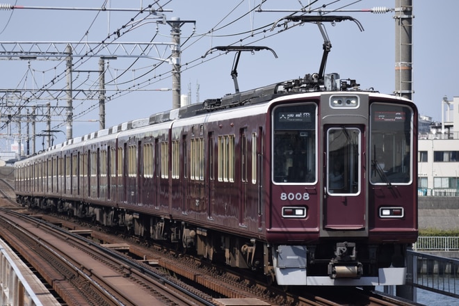 西宮車庫 8000系 8008F の写真 |鉄道写真投稿サイトTrain-Directory