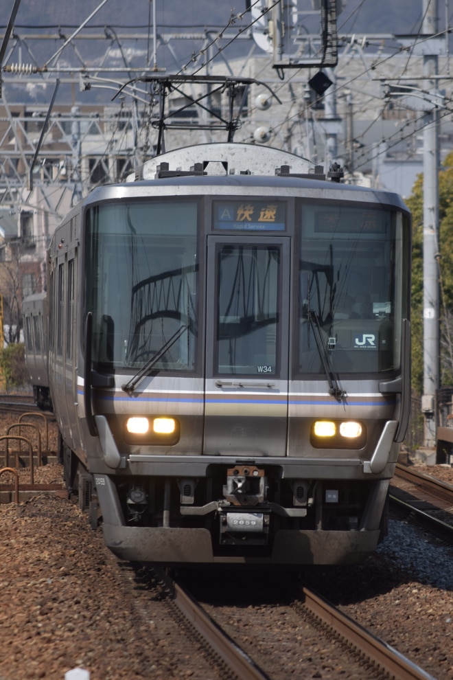網干総合車両所本所 223系 W34編成 の写真 |鉄道写真投稿サイトTrain-Directory