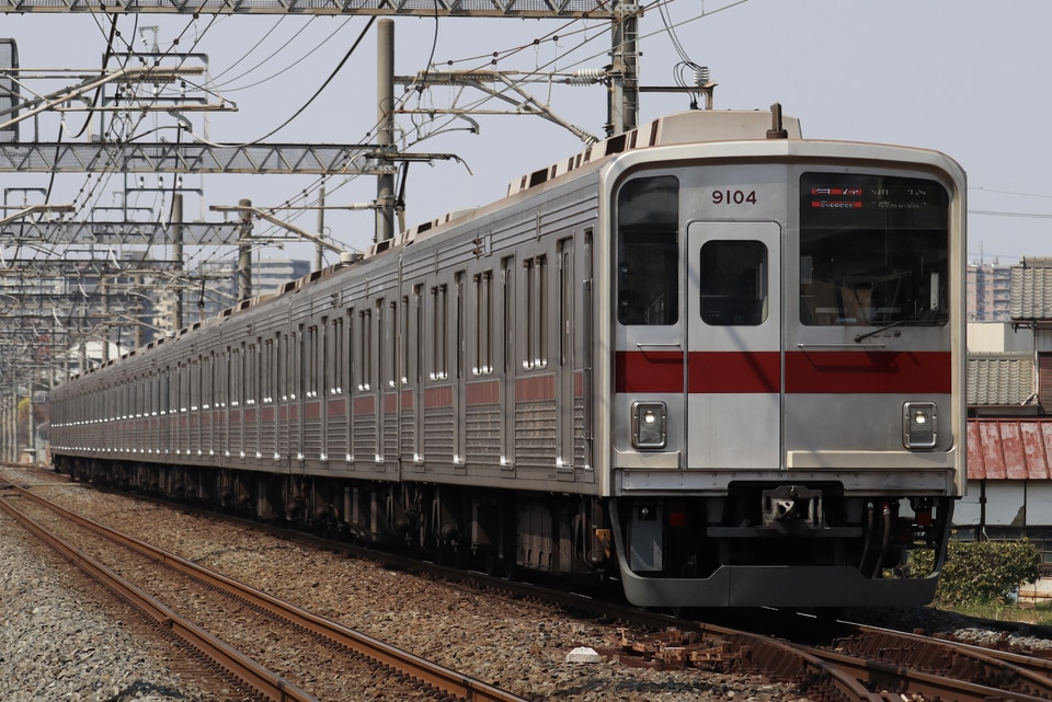 東武9000系9104F(9104編成)の編成データ、編成表、ニュース、写真|2nd-train