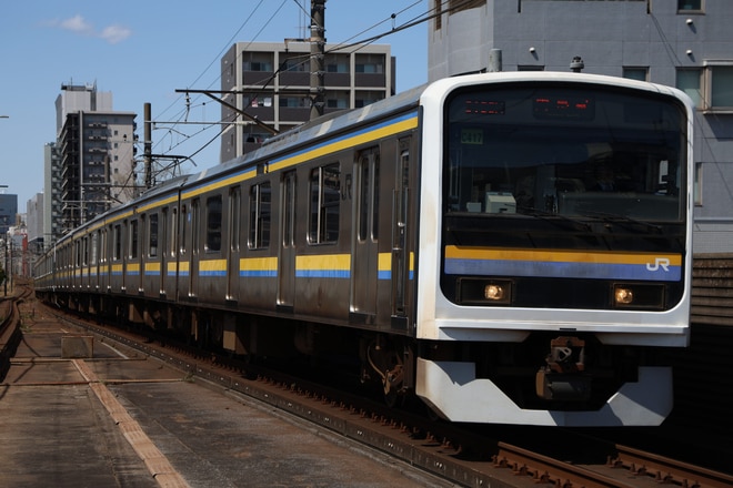 幕張車両センター 209系 マリC417編成 の写真 |鉄道写真投稿サイトTrain-Directory