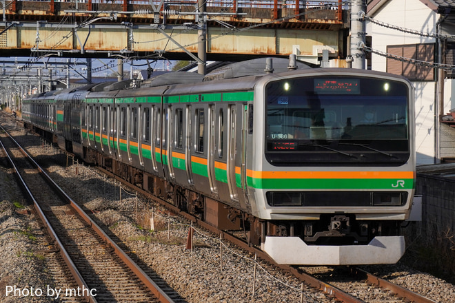 小山車両センター E231系 ヤマU-586編成 の写真 |鉄道写真投稿サイトTrain-Directory
