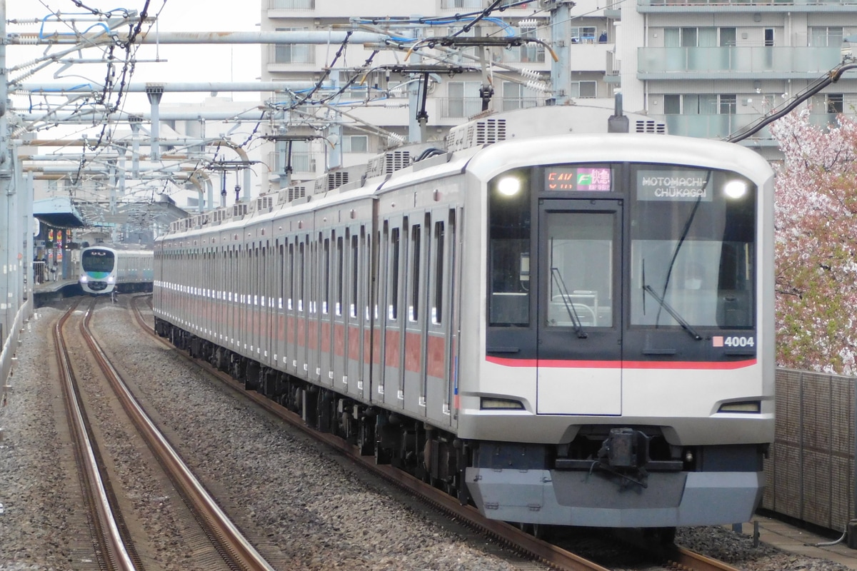 元住吉検車区 5050系 4104F の写真 |鉄道写真投稿サイトTrain-Directory