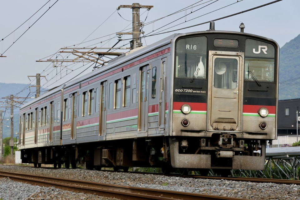 JR四7200系R16編成(R16編成)の編成データ、編成表、ニュース、写真|2nd-train