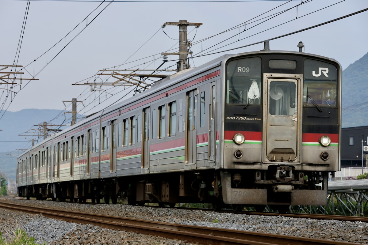 高松運転所 7200系 R09編成 の写真 |鉄道写真投稿サイトTrain-Directory