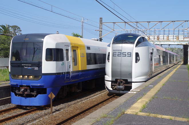 幕張車両センター本区 255系 マリBe-03編成 の写真 |鉄道写真投稿サイトTrain-Directory