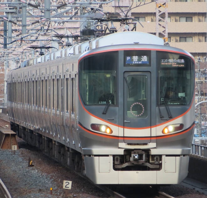 吹田総合車両所森ノ宮支所 323系 LS08編成 の写真 |鉄道写真投稿サイトTrain-Directory