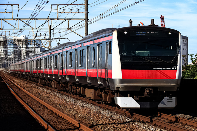 京葉車両センター E233系 ケヨ502編成 の写真 |鉄道写真投稿サイトTrain-Directory