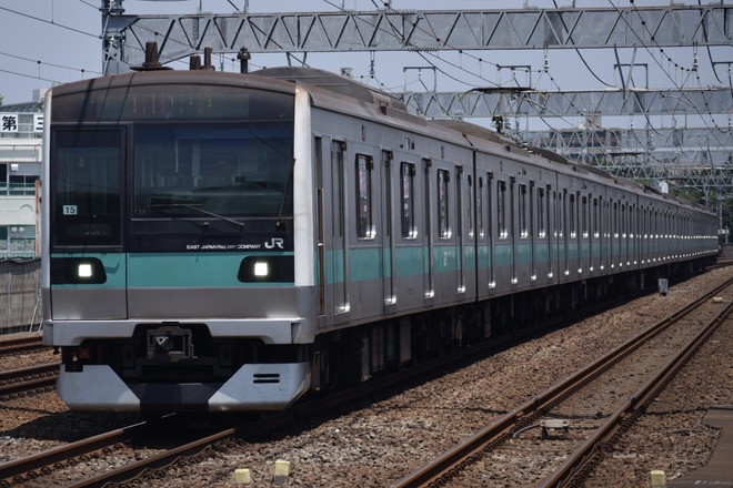 松戸車両センター本区 E233系 マト15編成 の写真 |鉄道写真投稿サイトTrain-Directory