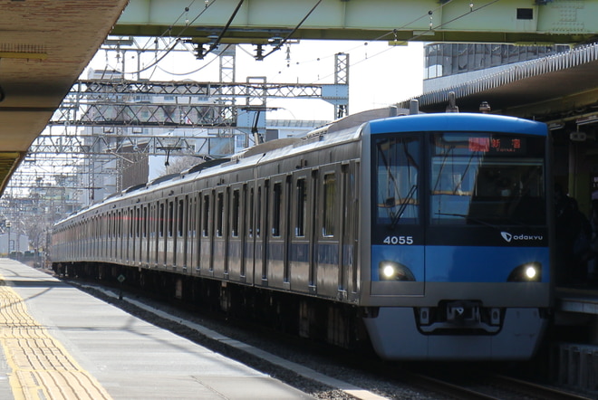 喜多見検車区 4000系 4055f の写真 |鉄道写真投稿サイトTrain-Directory