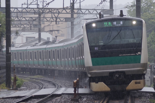 川越車両センター E233系 ハエ105編成 の写真 |鉄道写真投稿サイトTrain-Directory