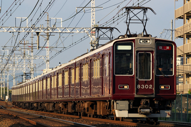 正雀車庫 8300系 8302×8R の写真 |鉄道写真投稿サイトTrain-Directory